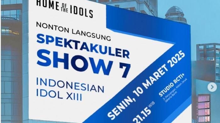 Cara Dapat Tiket Nonton Indonesian Idol 2025 Babak Spektakuler Show 7 di Studio RCTI, Gratis ...