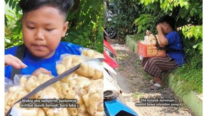 Cerita Ardi Bocah di Malang Jatim Putus Sekolah Demi Bantu Ibu, Kini Jadi Penjual Kerupuk ...