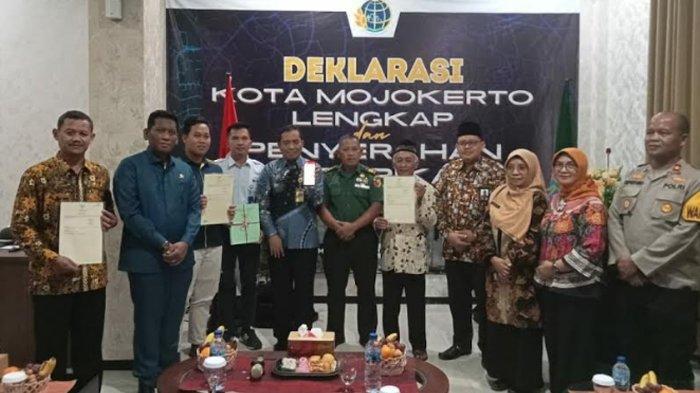 Menteri ATR AHY Deklarasikan Kota Mojokerto Lengkap 2024, Pj Ali Kuncoro: Aset Pemkot ...