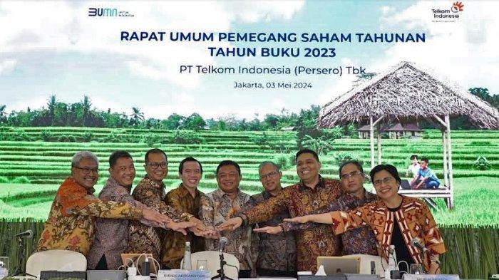 Kinerja Tumbuh 6,5 Persen di 2023, Telkom Bagikan Dividen Rp 17,68 Triliun - Surya.co.id