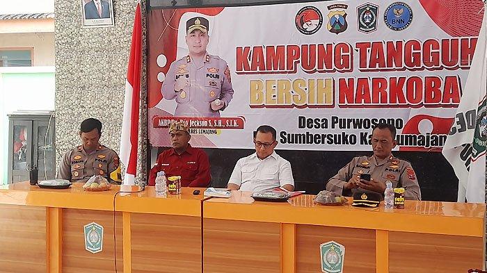 Satu-satunya di Lumajang, Desa Purwosono Terpilih Jadi Kampung Tangguh Bersih Narkoba - Surya.co.id