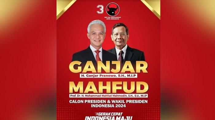 Mahfud MD Jadi Cawapres Ganjar Pranowo, PDI Perjuangan Jember: Ini Sebuah Anugerah - Surya.co.id