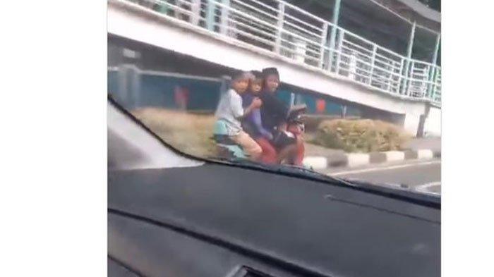 Gara-gara Naik Sepeda Listrik Bonceng 4 Bak Cabe-cabean, Sejumlah Bocah di Jakarta Diangkut ...