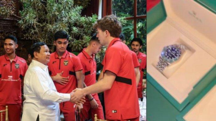 Harga Jam Tangan Rolex Hadiah Presiden Prabowo untuk Timnas Indonesia ...