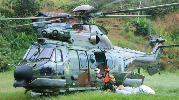 Helikopter Caracal 2213 milik TNI AU Ditembak Di Mimika Papua Tengah, Dua Prajurit Luka - Surya ...