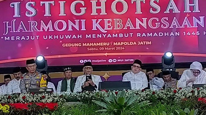 Sambut Bulan Ramadan 1446 H Polda Jatim Dan MUI Gelar Istigasah Harmoni Kebangsaan - Surya.co.id