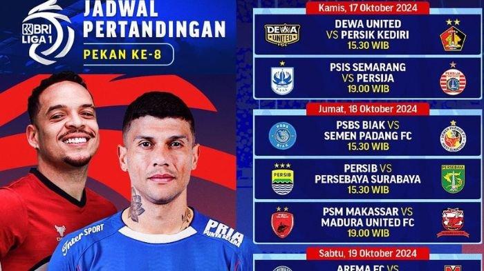 Jadwal Liga 1 Hari Ini LIVE INDOSIAR! Arema FC vs Malut, Persis Solo vs Borneo - Surya.co.id