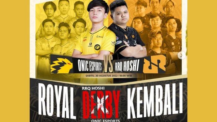 JADWAL MPL Season 10 Hari Ini: Royal Derby Onic vs RRQ Hoshi, Pembuktian Roster Anyar EVOS ...