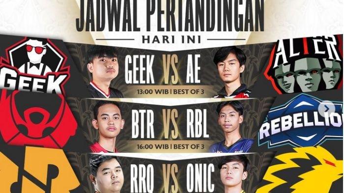 Jadwal MPL Season 10 Week 5 Hari Ini: Ada The Royal Derby RRQ Hoshi vs Onic Esports - Surya.co.id