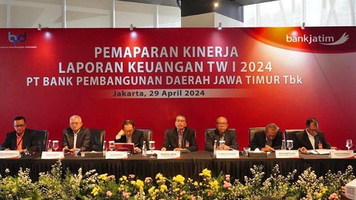 Bank Jatim Catatkan Kinerja Positif pada Triwulan I 2024 - Surya.co.id