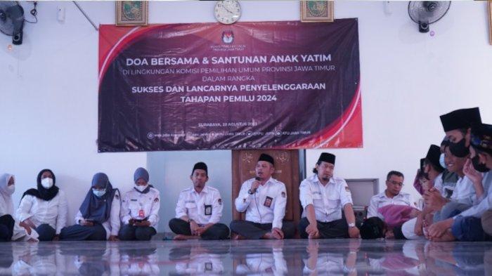 Ketuk Pintu Langit, KPU Jatim Gelar Doa Bersama untuk Sukseskan Rangkaian Tahapan Pemilu 2024 ...