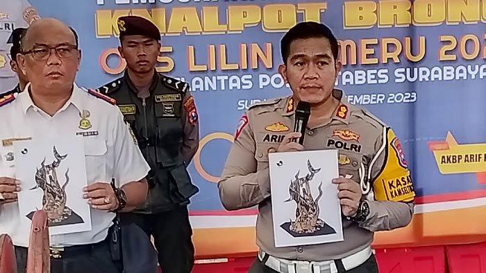 Polisi Bakal Tangkap Bila Ada Konvoi Motor di Surabaya saat Malam Tahun Baru 2024 - Surya.co.id