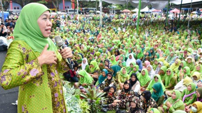 Prevalensi Stunting Jatim di Angka 17,7 Persen, Ketum Muslimat NU Khofifah Ajak Semua Pihak ...