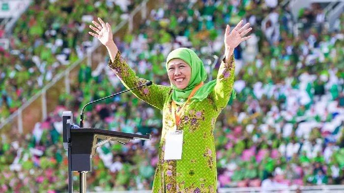 Malam Ini Khofifah Sampaikan Surat Nonaktif ke PBNU, Mulai Besok Resmi Masuk TKN Prabowo-Gibran ...