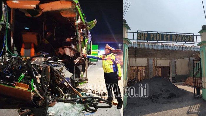 Study Tour Siswa SMP PGRI 1 Wonosari Malang yang Celaka di Tol Jombang-Mojokerto Diikuti 2 Kelas ...