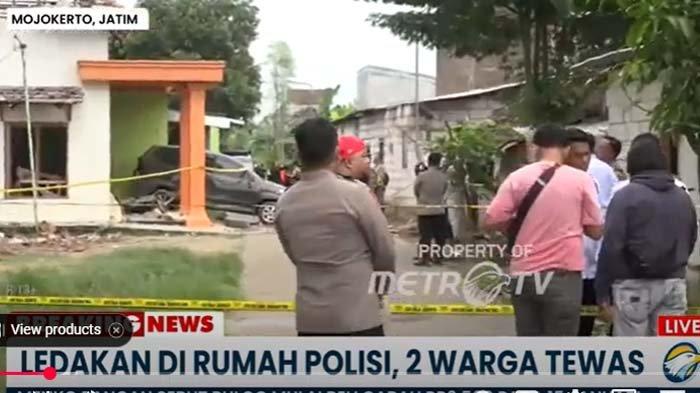 Penyebab Ledakan di Rumah Polisi Mojokerto yang Buat 2 Orang Tewas, Warga Cium Belerang Bukan ...