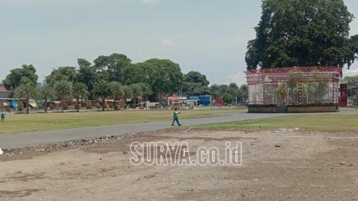 Pembangunan Tahap 2 Alun-alun Kota Blitar Mulai Dikerjakan, Alokasi ...