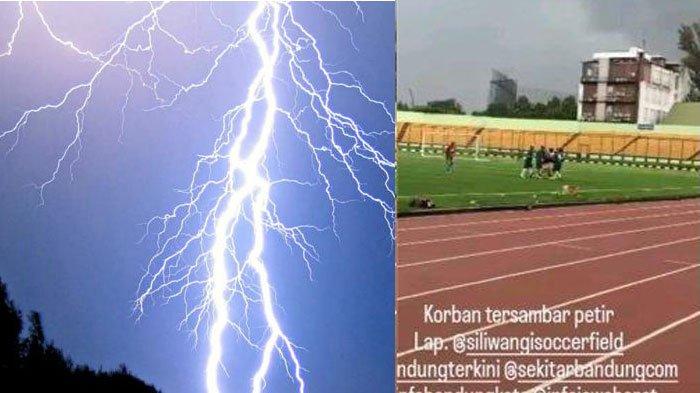 Kronologi Pria Subang Tewas Tersambar Petir saat Main Bola, Sepatu Terbakar dan Kulitnya Jadi ...