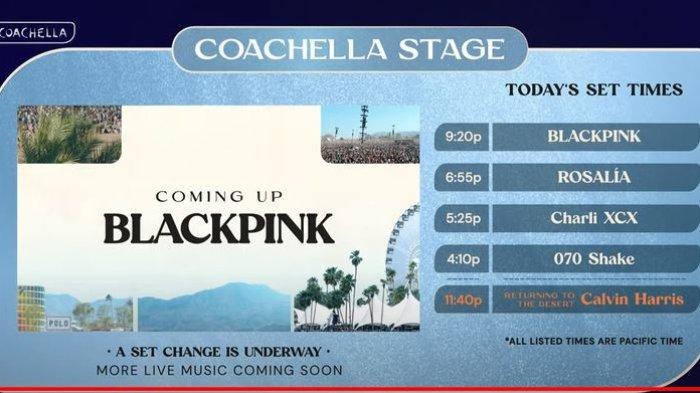 Link Live Streaming BLACKPINK di Coachella 2023 Hari Ini 23 April Pukul ...
