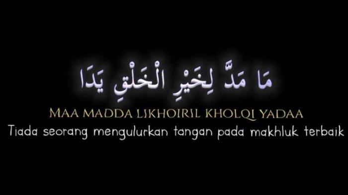 Lirik Ma Madda Likhoiril Kholqi Lengkap Arab, Latin dan Terjemahan ...