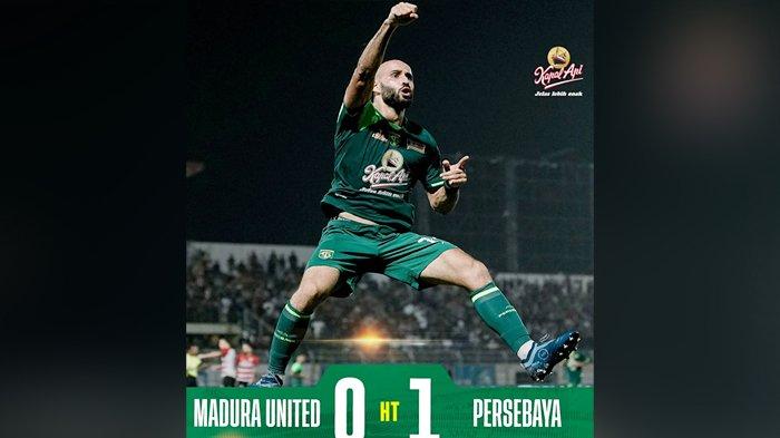 Skor Akhir Madura United Vs Persebaya Surabaya, M Rashid Borong Gol Kemenangan Persebaya 2-1 ...