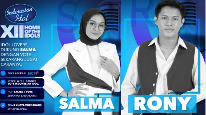 MASIH BUKA Voting Indonesian Idol 2023 di RCTI+, Ada 3 Kuota Gratis Dukung Rony hingga Salma ...