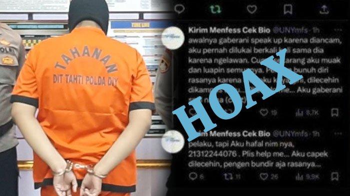 Nasib MF Mahasiswa UNY Korban Hoax soal Pelecehan Seksual yang Disebar ... Nasib MF Mahasiswa UNY Korban Hoax soal Pelecehan Seksual yang Disebar ...