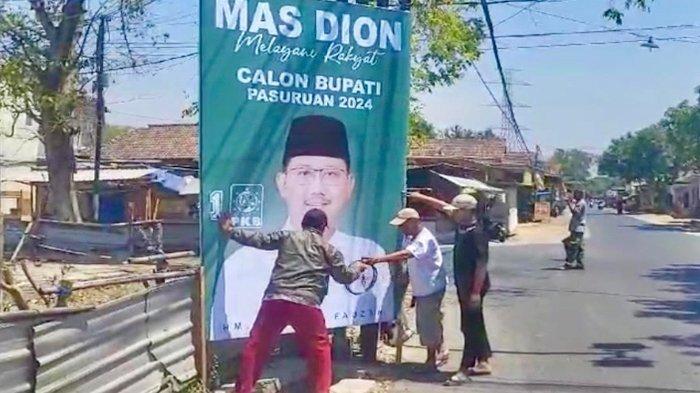Kompakdesi Patungan Pasang Baliho dan Banner Dukungan ke Mas Dion Maju ...