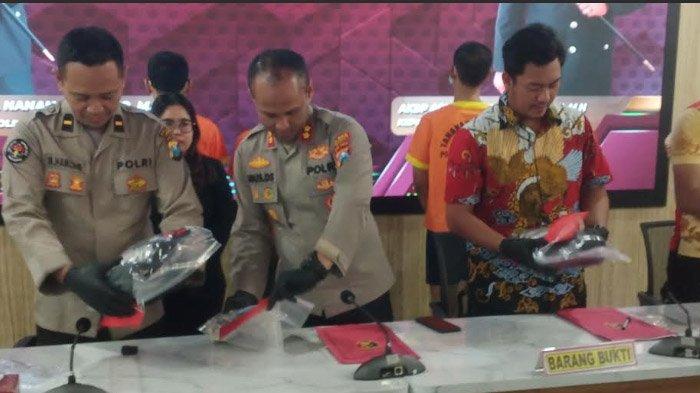 Operasi Pekat II Semeru 2025, Polres Lamongan Ungkap 4 Kasus dan Tangkap 5 Tersangka - Surya.co.id