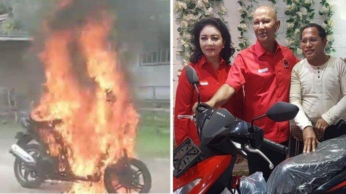 Pak Guru Nurdin yang Sepeda Motornya Dibakar Pemuda Gara-gara Upacara ...