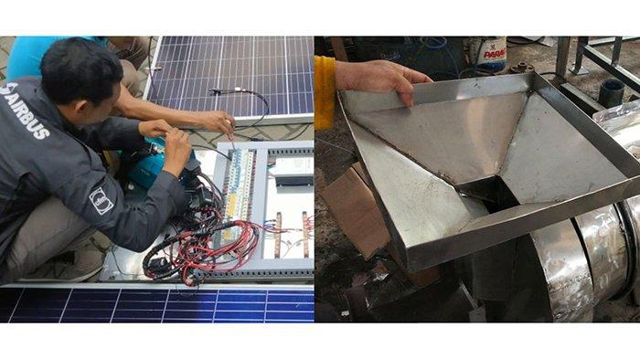 Tim KKN ITS Integrasikan Solar Cell dengan Mesin Pengering Garam ...