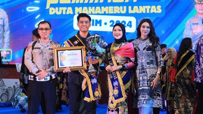 Sosok Fran Niko Azara, Peraih Juara 2 Pemilihan Duta Mahameru Lalu Lintas 2024 Polda Jatim ...