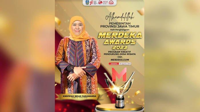 Pemprov Jatim Raih Penghargaan Merdeka Awards 2023 Program Desa Wisata