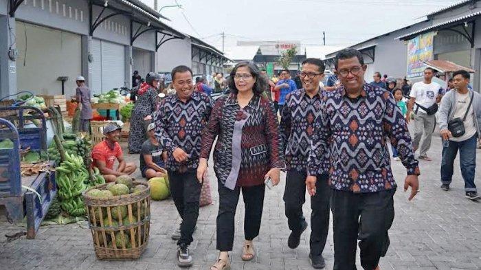 Pj Wali Kota Kediri Zanariah Resmikan Kios Baru Pengembangan Pasar Grosir Ngronggo - Surya.co.id