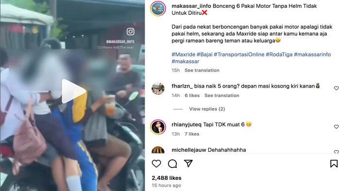 Penyesalan Emak-emak Viral Nekat Boncengan 6 Tanpa Helm, Minta Maaf ke Polisi, Tak Jadi Ditilang ...