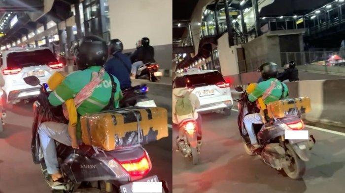 Perjuangan Seorang Ayah Mencari Nafkah, Driver Ojol Nekat Antar Paket ... Perjuangan Seorang Ayah Mencari Nafkah, Driver Ojol Nekat Antar Paket ...