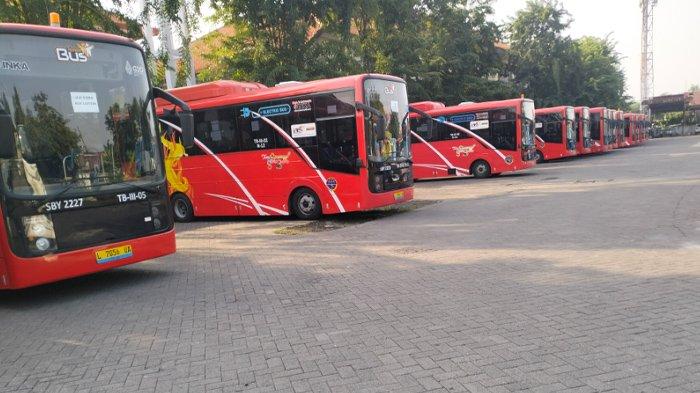 Murah Banget! Tarif Mahasiswa Naik Bus Listrik Surabaya Hanya Rp 2.000 - Surya.co.id