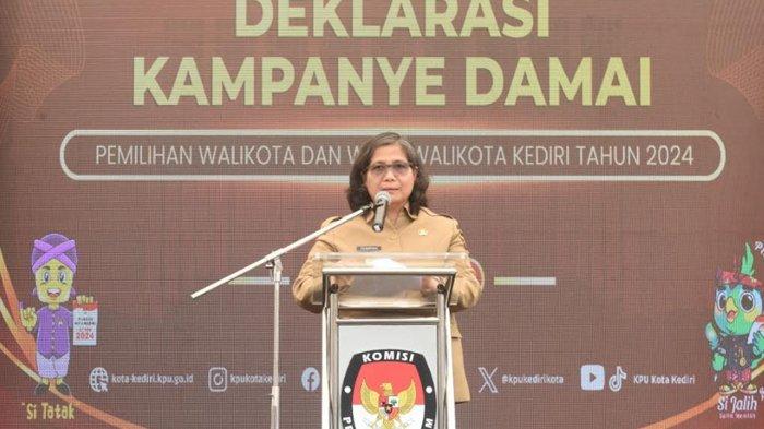 Deklarasi Kampanye Damai Pilkada Serentak 2024, Pj Wali Kota Kediri Zanariah: Edukasi Politik ...