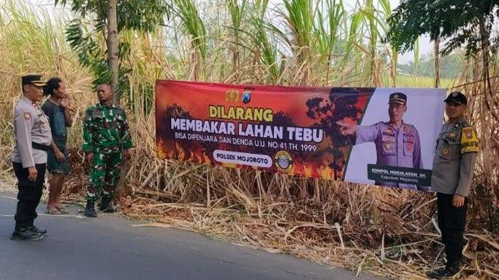 Cegah Kebakaran Hutan, Ada Spanduk Imbauan Tidak Mendaki Gunung Klotok ...