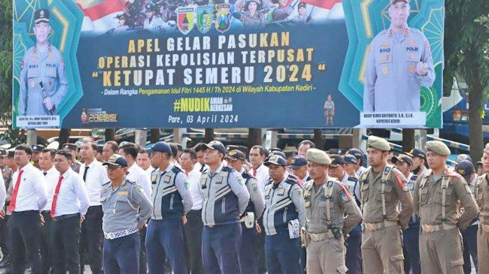 Polres Kediri Gelar Operasi Ketupat Semeru 2024, Siapkan 6 Pos Pengaman Arus Mudik Lebaran ...