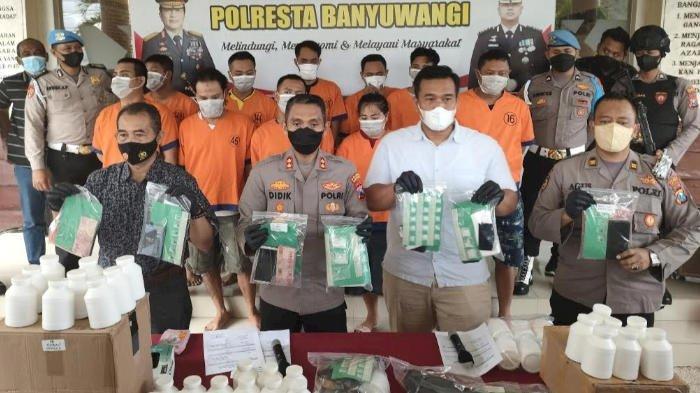 Polresta Banyuwangi Ungkap 178 Kasus Narkoba Sepanjang Tahun 2022