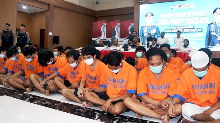 Polresta Sidoarjo Beber Ungkap Kasus Narkoba, Sita Barang Bukti Senilai Rp 10,9 Miliar - Surya.co.id