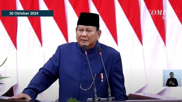 Teks Lengkap atau Transkrip Pidato Presiden Prabowo Subianto Hari Ini - Surya.co.id