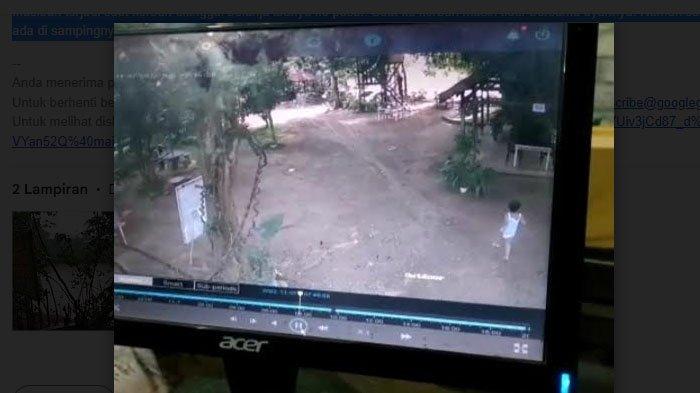 Terekam CCTV Sebelum Hanyut ke Sungai Brantas, Pencarian Balita asal Kediri Dihentikan - Surya.co.id