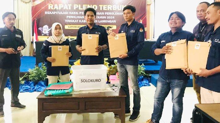 Saksi Paslon Capres-Cawapres 01 dan 03 di Lamongan Tolak Tanda Tangani Hasil Rekapitulasi ...