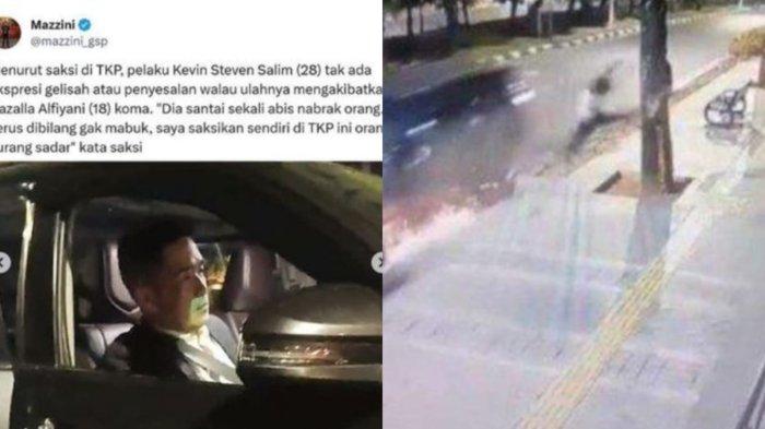 SOSOK Kevin Steven William Terekam Tabrak Remaja di Pinggir Jalan ...