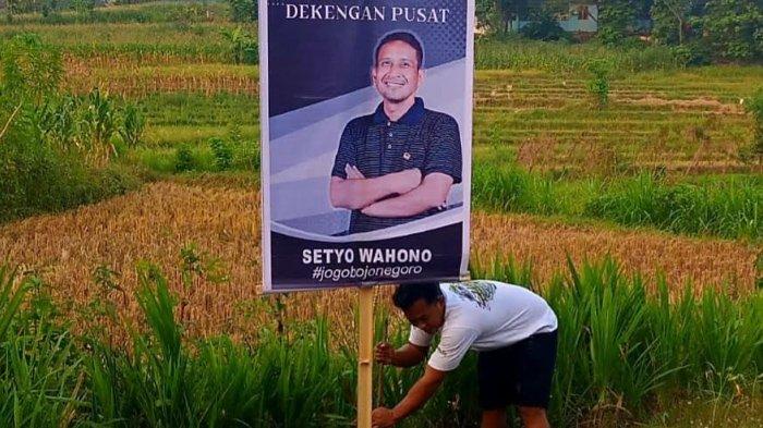 Relawan Setyo Wahono Adik Mensesneg Mulai Pasang Poster, Maju di Pilkada Bojonegoro 2024 ...