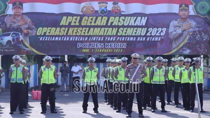 Polres Kediri Gelar Operasi Keselamatan Semeru 2023 Mulai 7 Februari - Surya.co.id