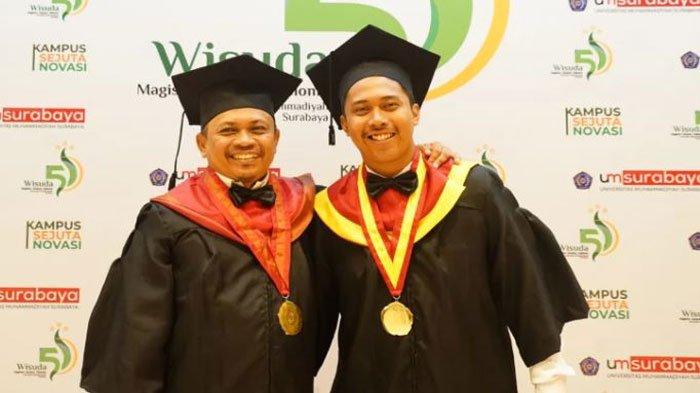Sosok Arifan dan Zidan, Ayah dan Anak yang Kompak Wisuda Bareng di UM ...