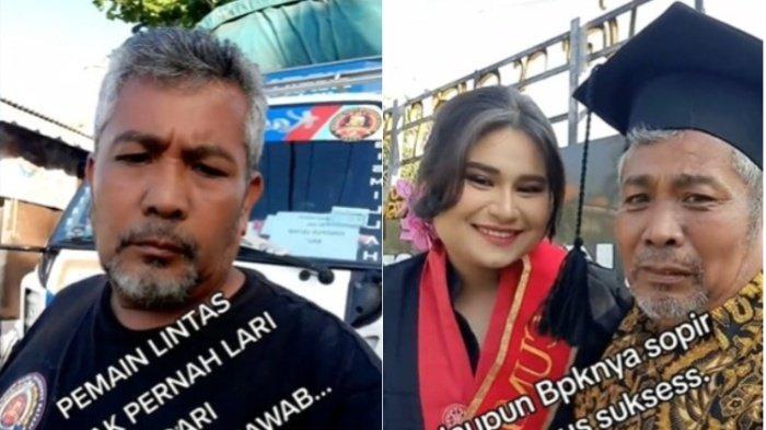 Sosok Johni Sopir Truk yang Berhasil Kuliahkan Anak hingga Sarjana Hukum, Video Wisuda Viral ...
